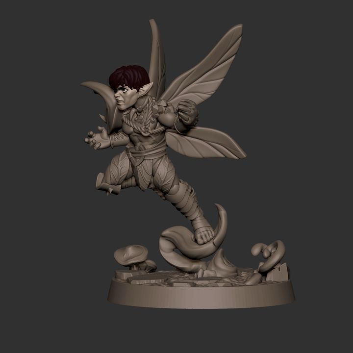 3D Printable Pixie Fighter by Bite the Bullet